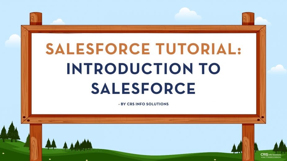 Salesforce Tutorial: Introduction to Salesforce - CRS Info Solutions