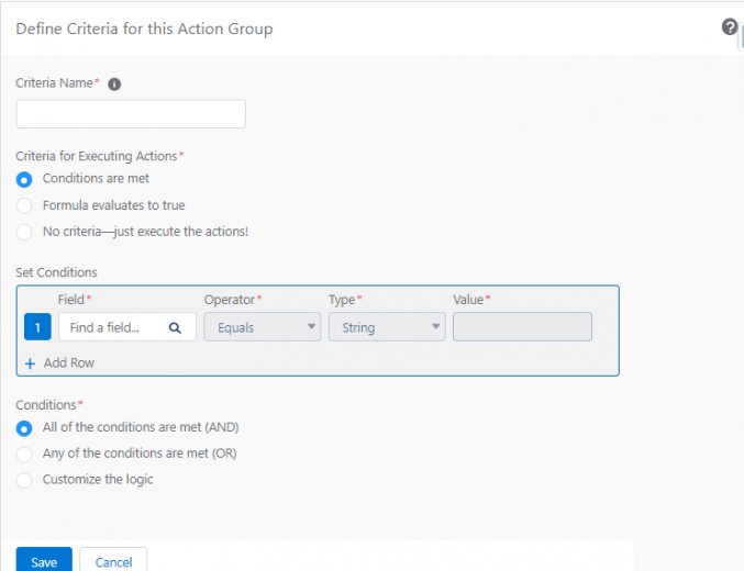 Declarative Tools for Automation - Process builder - CRS Info Solutions