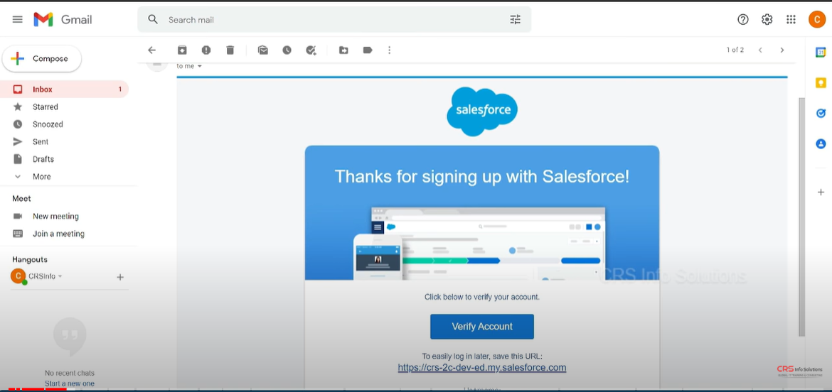 Salesforce Admin Tutorial 2 Crs Info Solutions