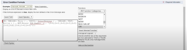 Step-by-step Validation Rules in Salesforce