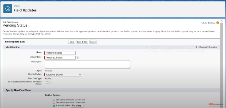 Approval Process in Salesforce