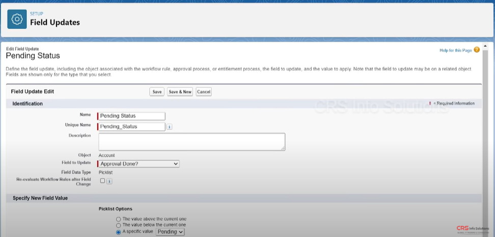 Approval Process in Salesforce