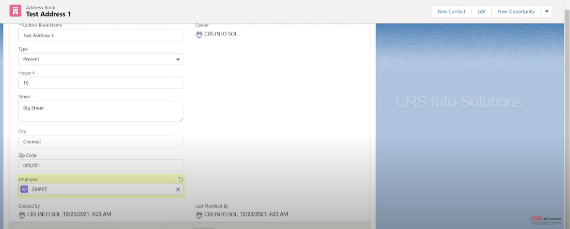 Lookup Relationship in Salesforce