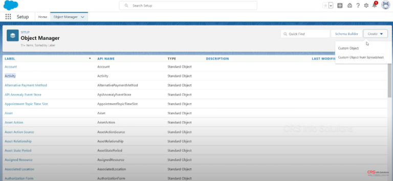 Objects and Tabs in Salesforce
