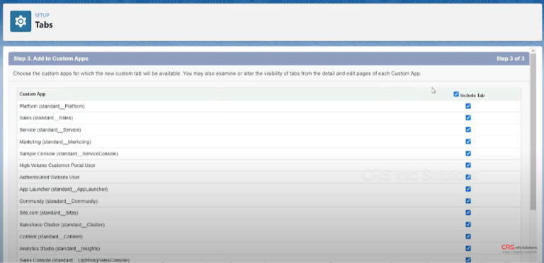 Objects and Tabs in Salesforce