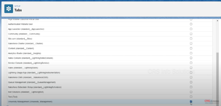 Objects and Tabs in Salesforce
