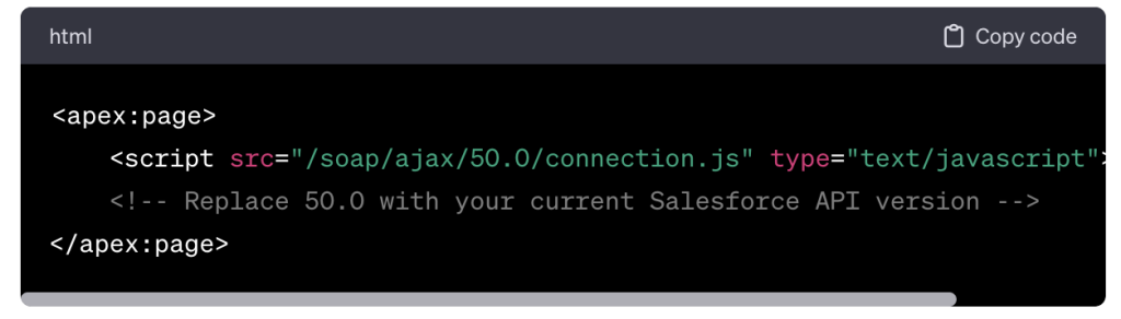 How to create a Visualforce page in Salesforce using the Ajax Toolkit - CRS Info Solutions