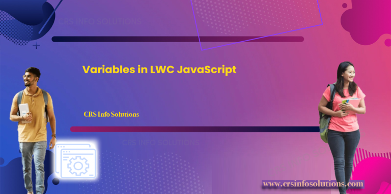 Variables in LWC JavaScript