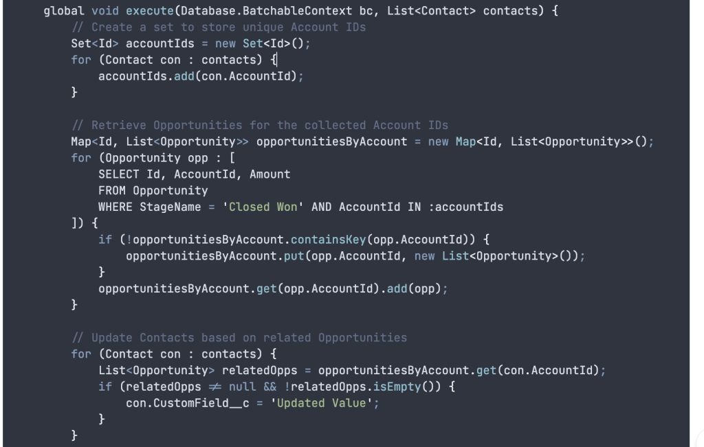 How to use Batch Apex to avoid Too Many SOQL Queries: 101 errors? - CRS ...
