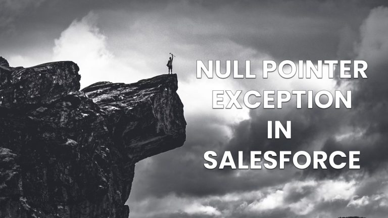 Explain nullpointer exception in Salesforce?