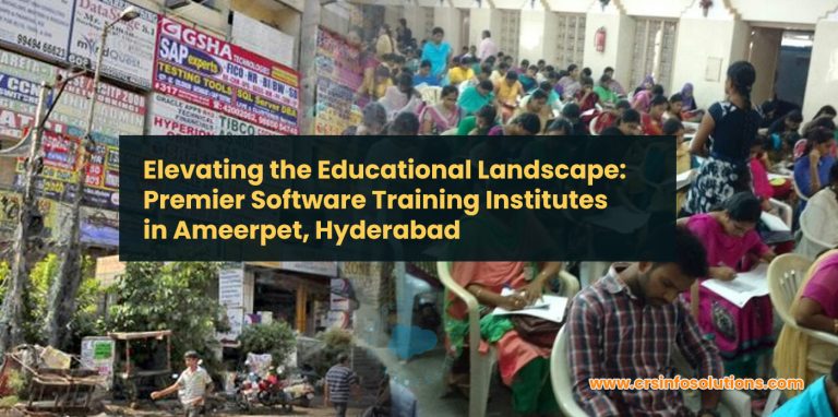 Premier Software Training Institutes in Ameerpet, Hyderabad