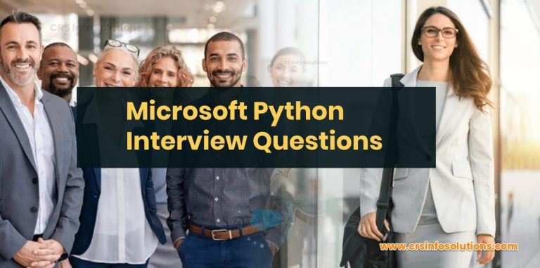 Microsoft Python Interview Questions