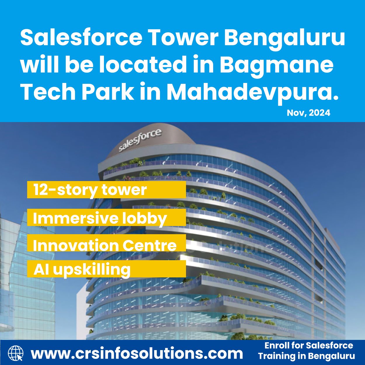Salesforce Expands Presence in India, Launches New Salesforce Tower in ...