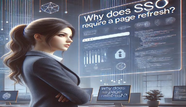 Why Does SSO Require a Page Refresh?